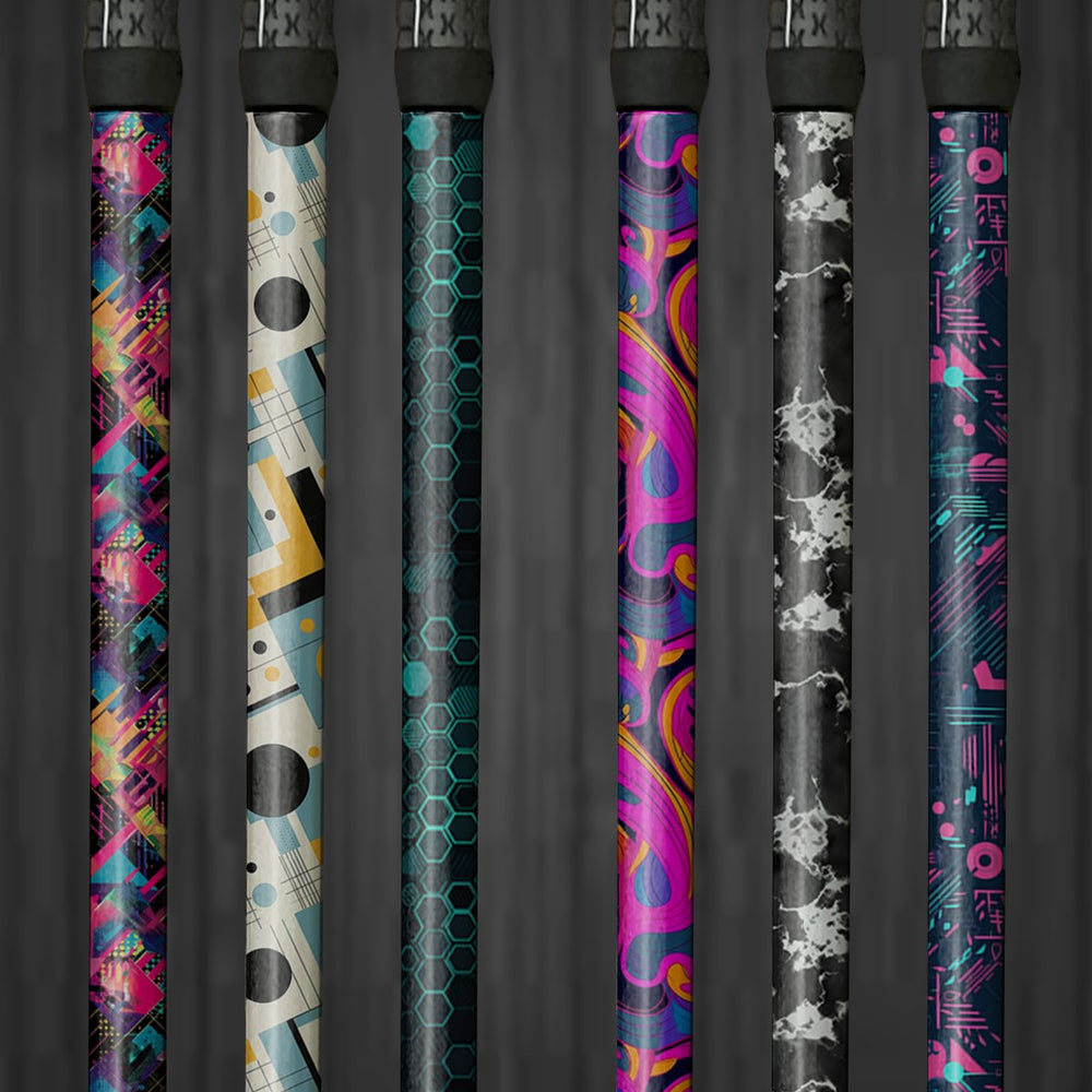 The World's First Custom Vinyl Golf Shaft Wraps | Dare to Play Bold ...