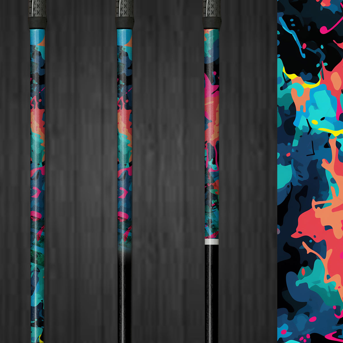 Burst Blue | Set of 3 | Vinyl Golf Shaft Wraps – Shady Shafts, LLC