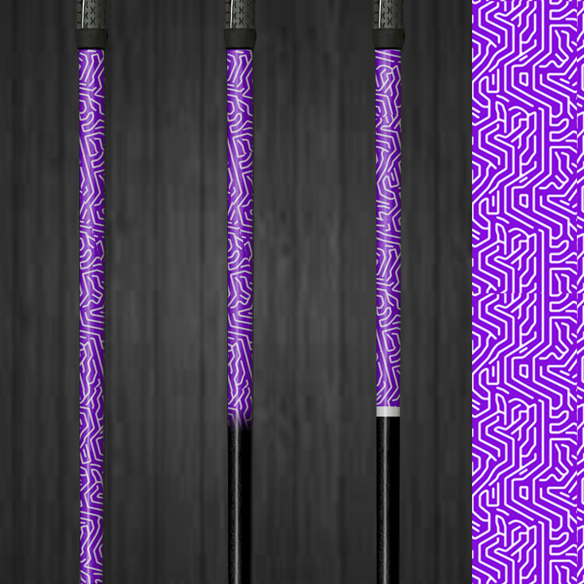 Circuit Purple | Set of 3 | Vinyl Golf Shaft Wraps – Shady Shafts, LLC