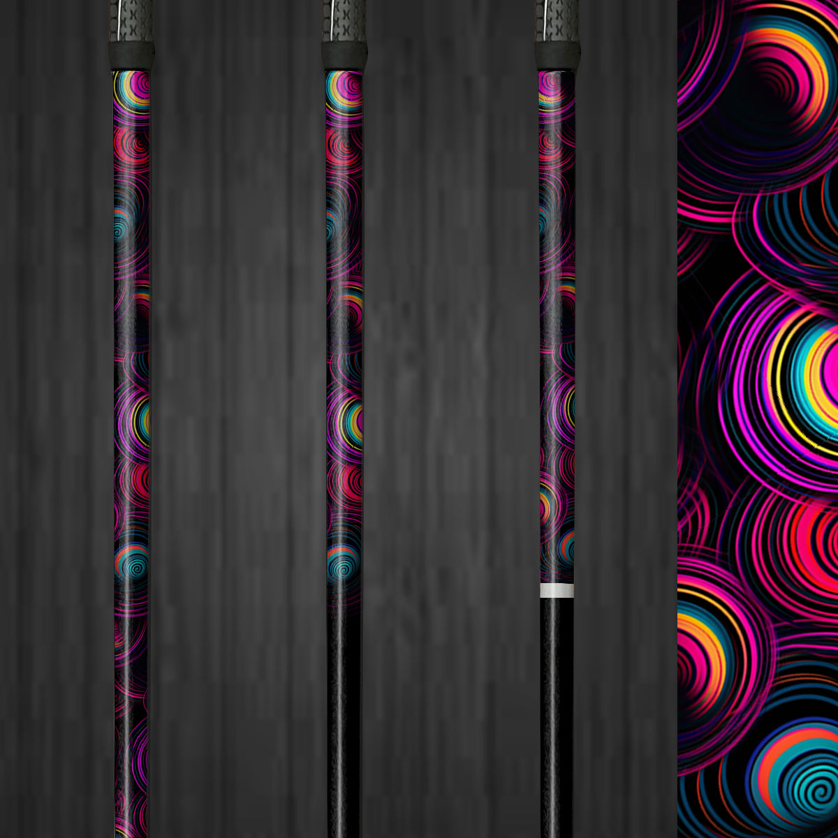 Electric Waves | Set of 3 | Vinyl Golf Shaft Wraps – Shady Shafts, LLC
