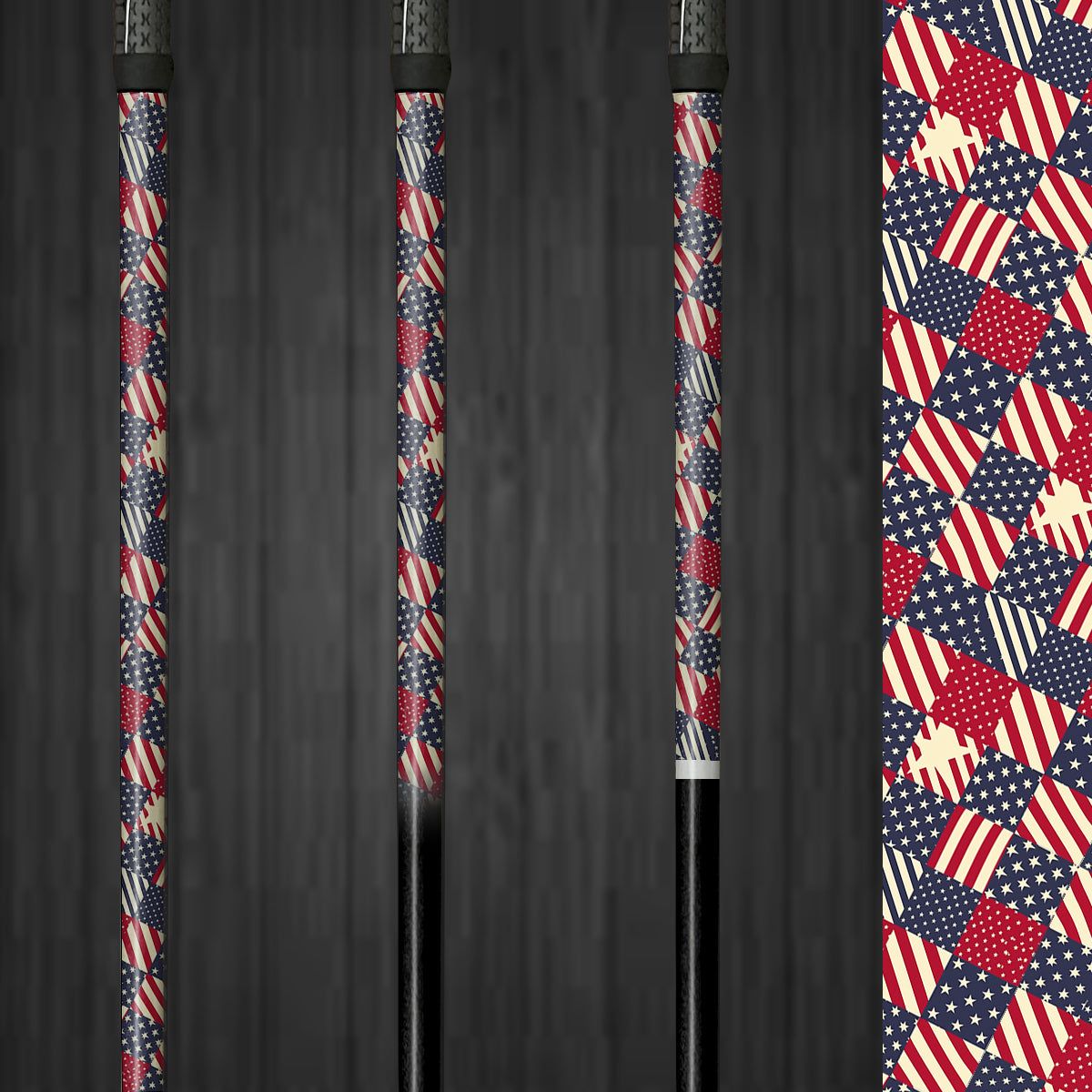Quiet Quilt | Set of 3 | Vinyl Golf Shaft Wraps – Shady Shafts, LLC