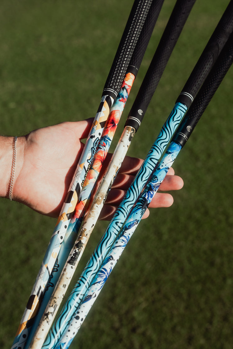 The World's First Custom Vinyl Golf Shaft Wraps | Dare to Play Bold ...
